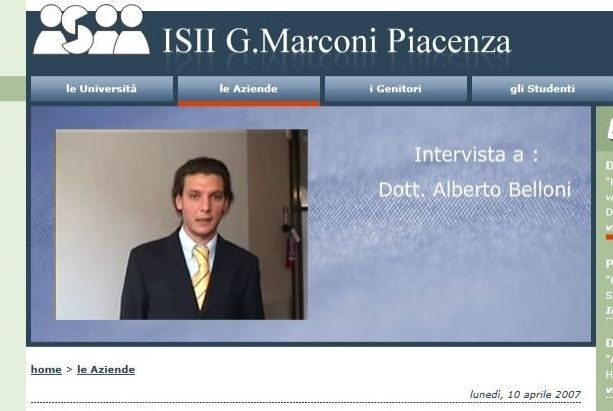 L'Isii Marconi raccontato on line - Rassegna stampa - Dinamoweb - Piacenza